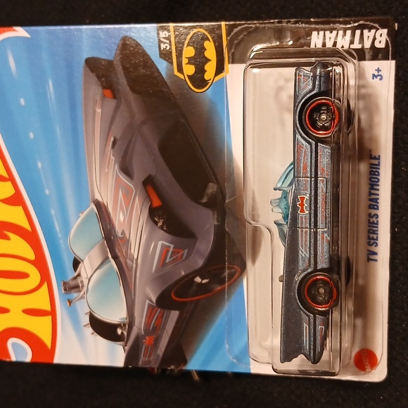 Mattel | Toys | Mattel Batman Tv Series Batmobile Black And Blue | Poshmark